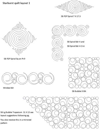 Shop | Category: Geometric / Generic | Product: 1 Starburst quilt ...