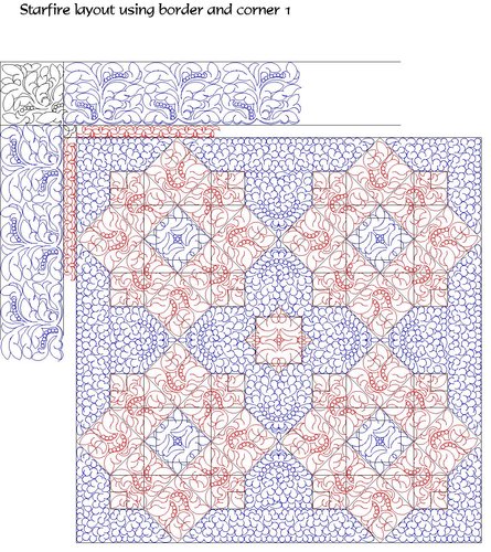 Shop | Category: Designed by Nancy Haacke | Product: 2 StarFire pattern set