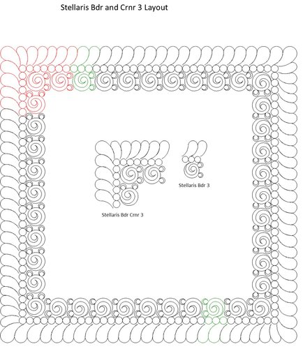 Shop | Category: Borders and Sashes | Product: Stellaris Bdr and Crnr 3