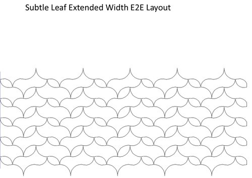 Shop | Category: Edge-to-Edge | Product: Subtle Leaf Extended Width E2E