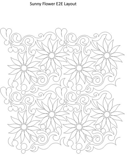 Shop | Category: Edge-to-Edge | Product: Sunny Flower E2E