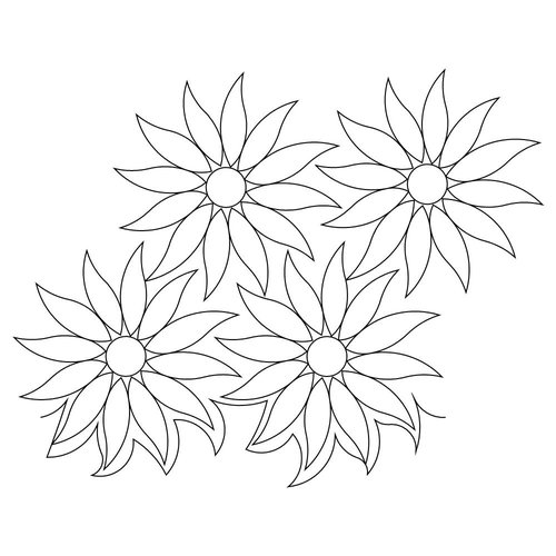 Shop | Category: Edge-to-Edge | Product: Sunny Flower Simple E2E