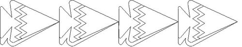 Shop | Category: Borders and Sashes | Product: SW Arrowhead border