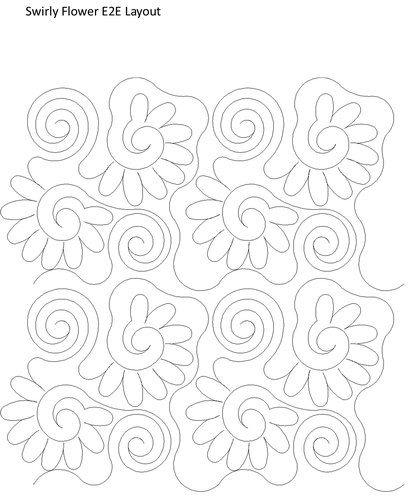 Shop | Category: Designed by Nancy Haacke | Product: Swirly Flower E2E