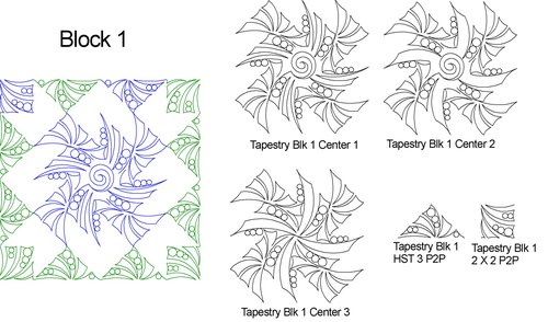 Shop | Category: Blocks | Product: Tapestry Blk 1 Center 2