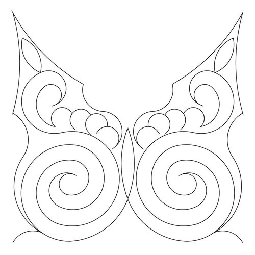 Shop | Category: Background Fills | Product: Tapestry Blk 10 Qtr star ...