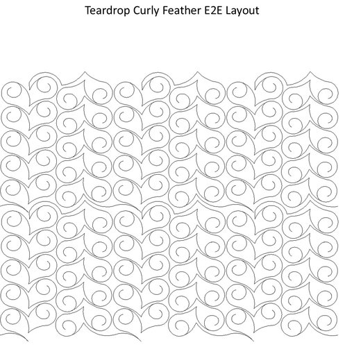 Shop | Category: Edge-to-Edge | Product: Teardrop Curly Feather E2E