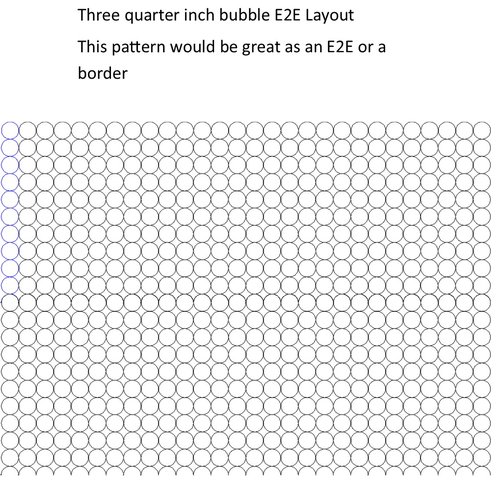 Shop | Category: Background Fills | Product: Three quarter inch bubble E2E
