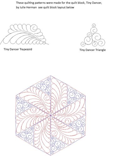 Shop | Category: Block Specific | Product: Tiny Dancer trapezoid