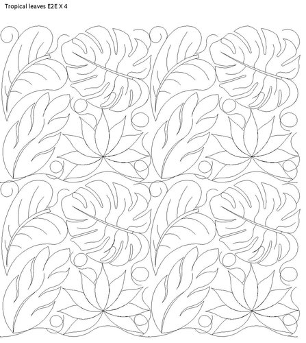 Shop | Category: Edge-to-Edge | Product: tropical leaves E2E