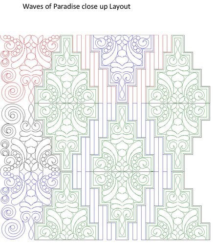 Shop | Category: Designed by Nancy Haacke | Product: Waves of Paradise