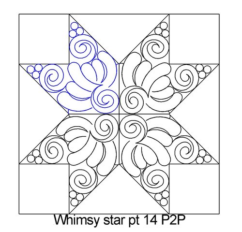 Shop | Category: Point to Point | Product: Whimsy star pt 14 P2P