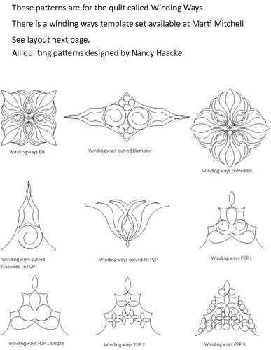 Shop | Category: Sets | Product: winding ways pattern set