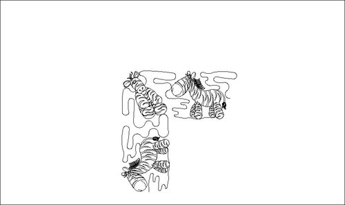 Shop | Category: Animals / Mammals | Product: Zacs Zebra border corner