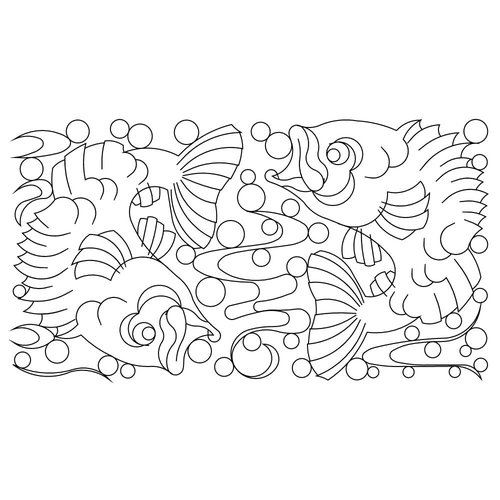 Shop | Category: Designed by Nancy Haacke | Product: Bass Fish Mural 12 ...