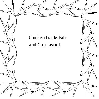 Shop | Category: Animals / Mammals | Product: Chicken tracks Bdr and Crnr