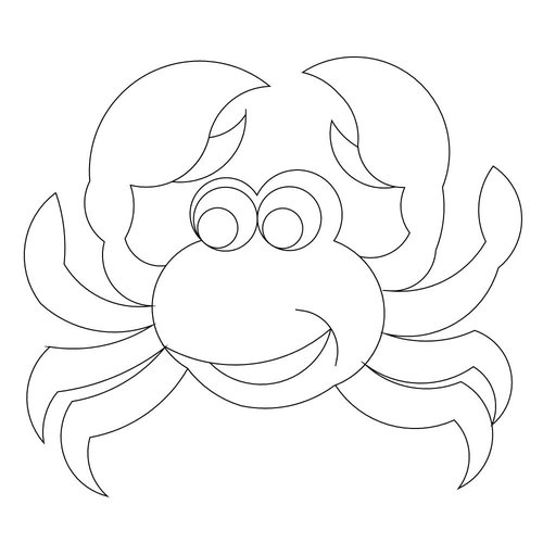 Shop | Category: Motiffs | Product: Crab motiff