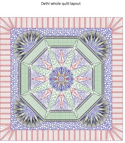 Shop | Category: Compass or Dreseden Patterns | Product: Road to Delhi ...