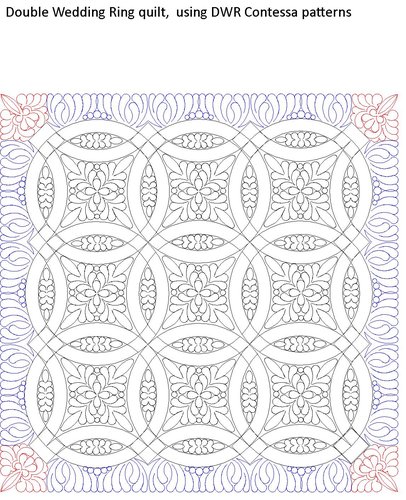 Shop | Category: DWR Double Wedding Ring | Product: DWR Contessa melon side