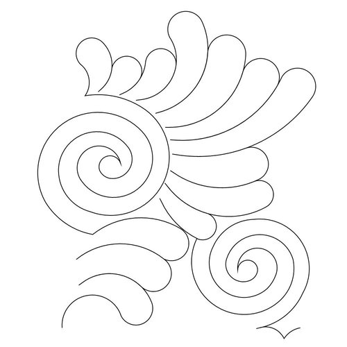 Shop | Category: Edge-to-Edge | Product: Feathers and Swirls E2E