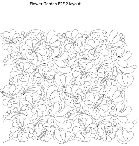 Shop | Category: Designed by Nancy Haacke | Product: Flower Garden E2E 2