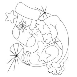 mittens and hats coloring pages