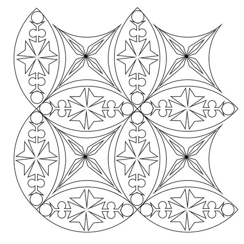 Shop | Category: Edge-to-Edge | Product: Modern curve snowflake E2E