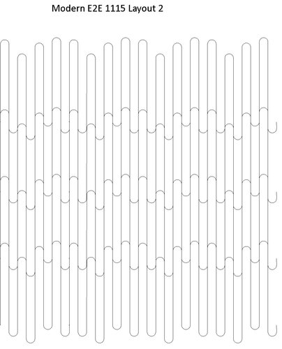 Shop | Category: Bread and butter E2E Patterns | Product: Modern E2E 1115