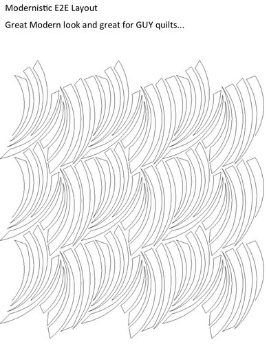 Shop | Category: Bread and butter E2E Patterns | Product: Modernistic E2E