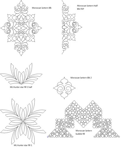 Shop | Category: Sets | Product: Moroccan Lantern pattern set 1