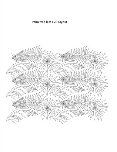 Shop | Category: Edge-to-Edge | Product: Palm Tree Leaf E2E