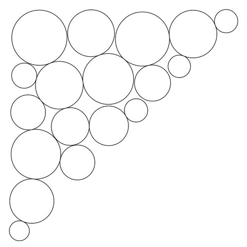 Shop | Category: Background Fills | Product: Pebble fill 4 inch B tri