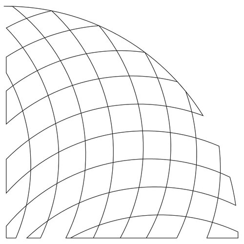 Shop | Category: Circle Patterns | Product: Qtr 4 inch Circle curved ...