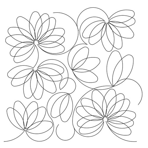 Shop | Category: Bread and butter E2E Patterns | Product: Scribble flowers E2E