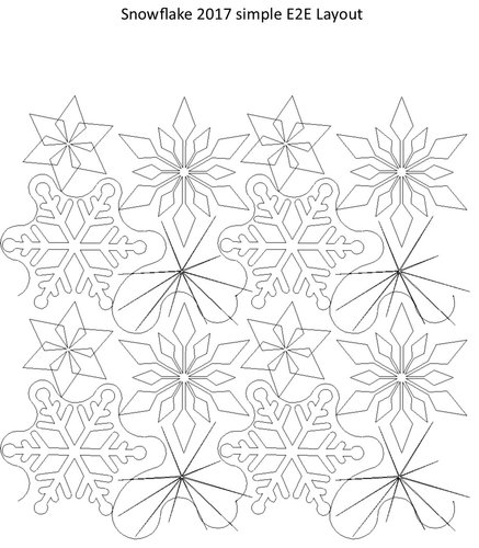Shop | Category: Christmas / Winter | Product: Snowflake 2017 simple E2E