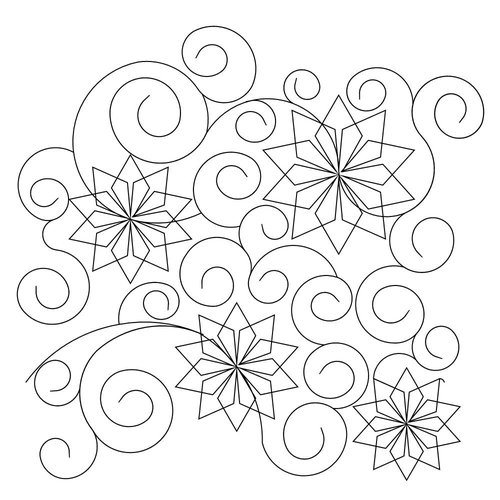 Shop | Category: Christmas / Winter | Product: Snowflakes and Curlicues E2E