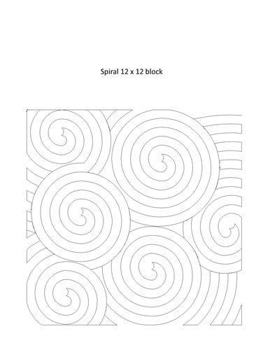 Shop | Category: Blocks | Product: Spiral 12 x 12 block
