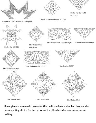 Shop | Category: Designed by Nancy Haacke | Product: Star Shadows Quilt Set