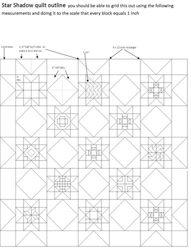 Shop | Category: Sets | Product: Star Shadows Quilt Set