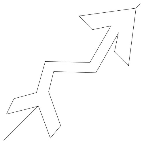 Shop | Category: Blocks | Product: SW arrow P2P 3 inch