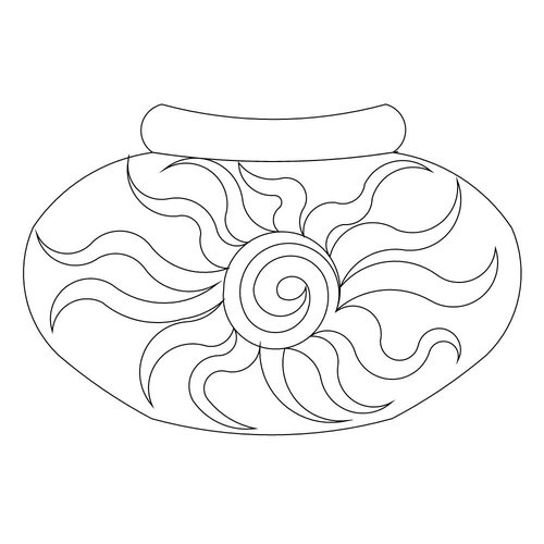 Shop | Category: Designed by Nancy Haacke | Product: SW Pottery Motiff 4
