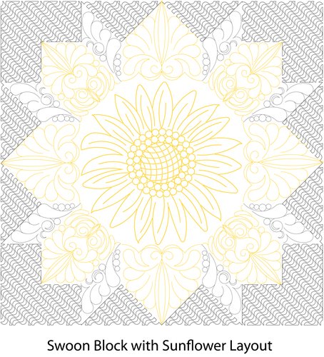 Shop | Category: Blocks | Product: Swoon Block Sunflower Set