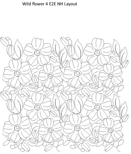 Shop | Category: Edge-to-Edge | Product: Wild flower 4 E2E