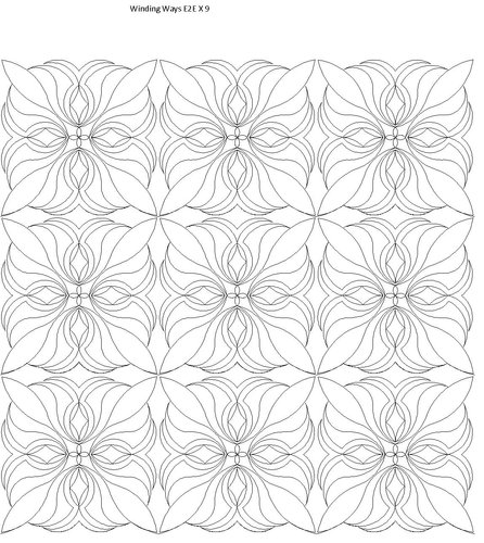 Shop | Category: Bread and butter E2E Patterns | Product: Winding Ways E2E