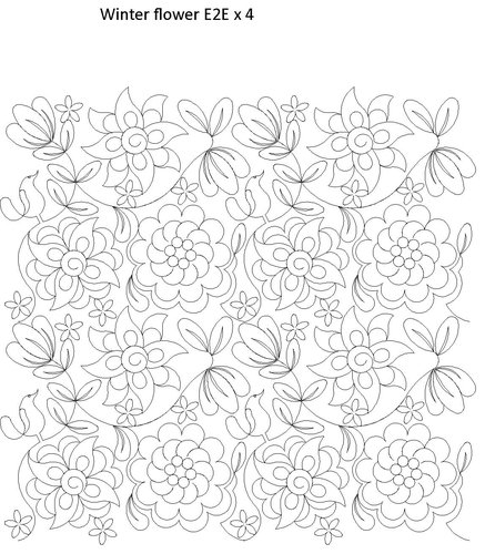 Shop | Category: Edge-to-Edge | Product: Winter flower E2E