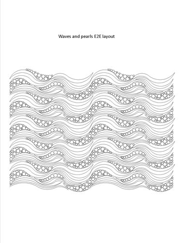 Shop | Category: Bread and butter E2E Patterns | Product: Waves and Pearls E2E